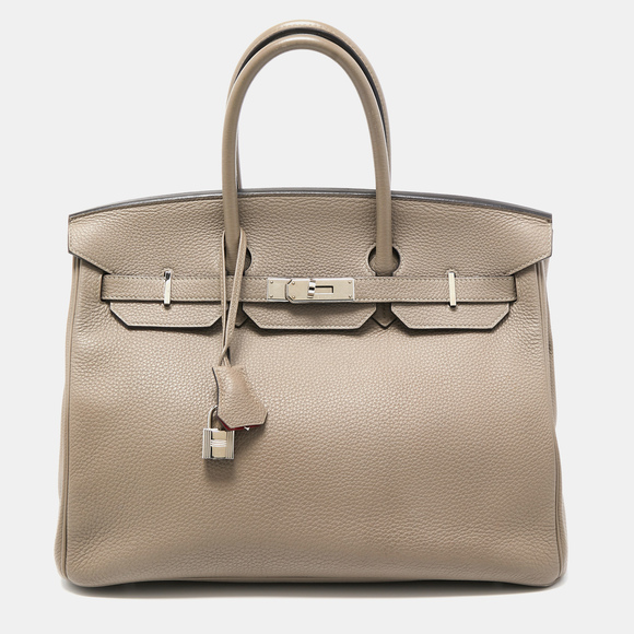 Hermes | Bags | Hermes Gris Asphaltrose Extreme Togo Leather Palladium ...